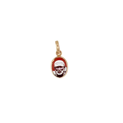 22KT Gold Casting Sai Baba Pendant